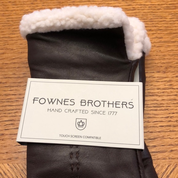 Fownes Brothers | Accessories | Fownes Brothers Brown Leather Gloves ...